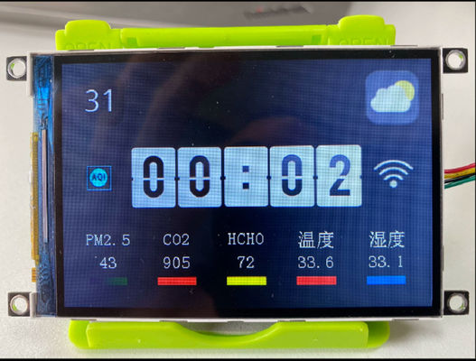 7 Inch UART TFT Display With Touch Panel 800×480 10PINS Uart Interface