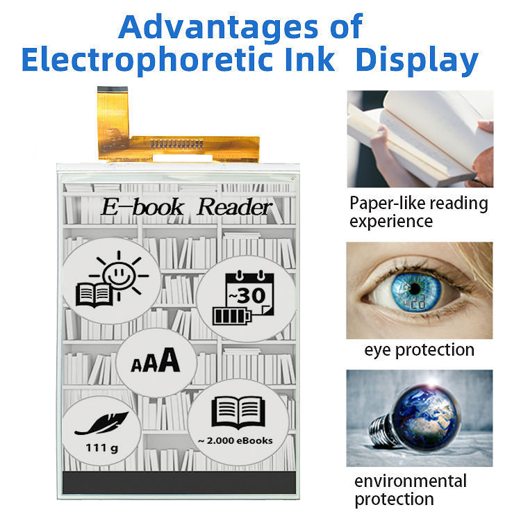 10.3 Inch Color Epaper Display, 400x300 Dot Matrix Colour Eink Display