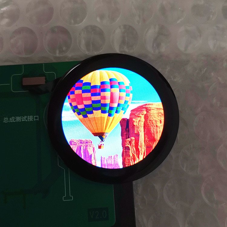 1.3 Inch Round AMOLED Display Module With Touch Panel, 360X360 ...