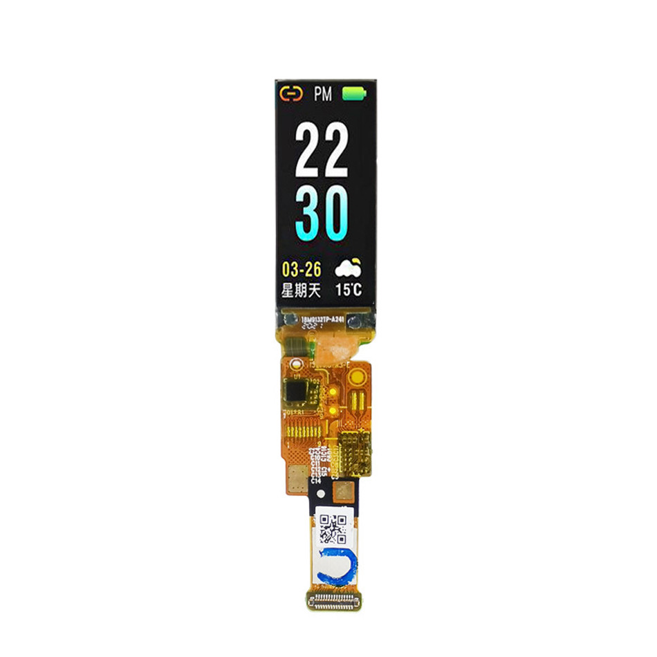 1.1 Inch Oled Display Screen With Oncell Touch 126X294 Resolution With 4-Wire SPI Interface