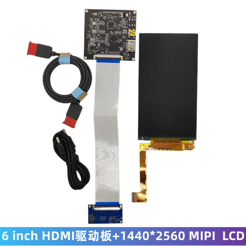 6 Inch LCD TFT Display, 1440x2560 Resolution, 50 Pins MIPI Interface ...