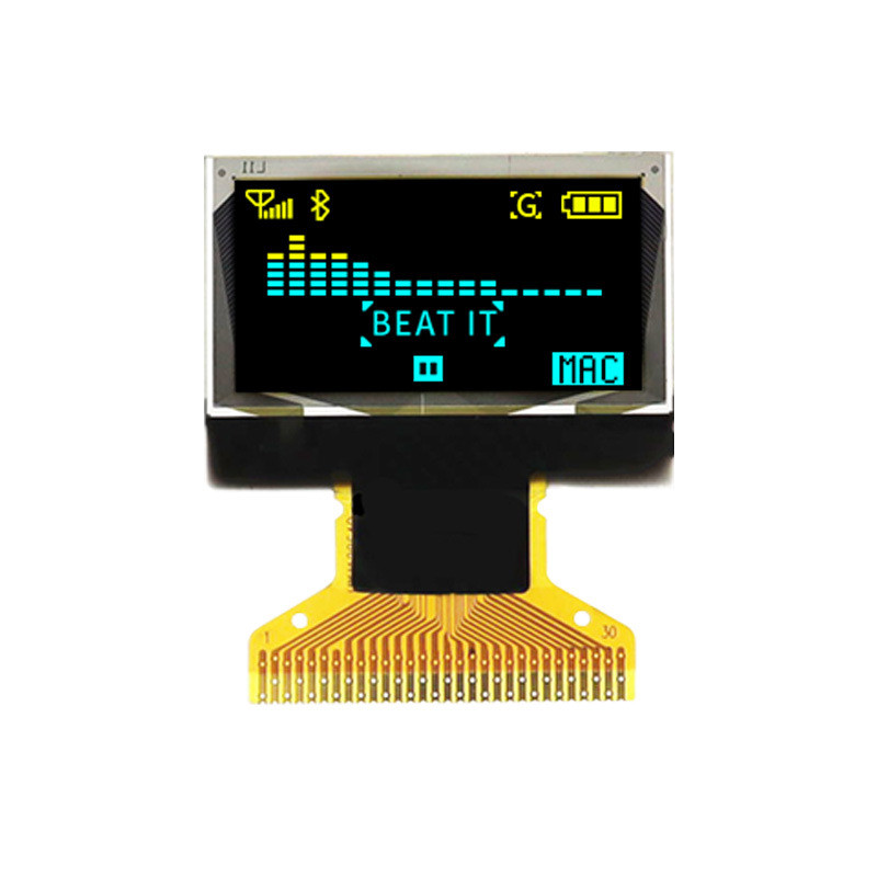 0.96 Inch PMOLED Display ,128x64 Resolution, 30pins 4 Wire SPI /I2C ...