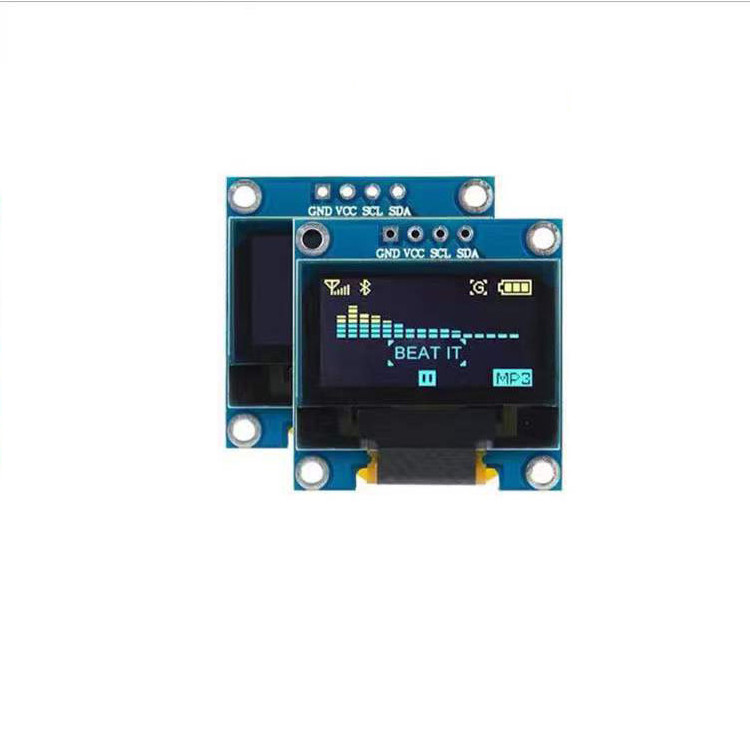 0.96 Inch PMOLED Module, With PCBA, 128x64 Resolution, I2C SPI ...