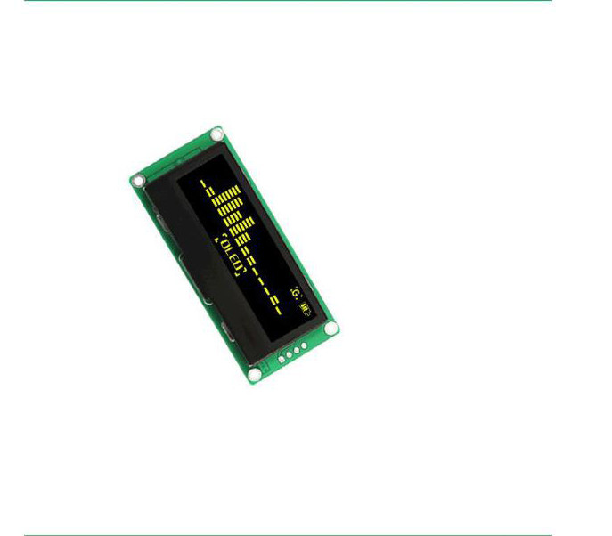 2.23 Inch PMOLED Display Module With PCBA, 128*32 Resolution, 4 PINS IIC Interface