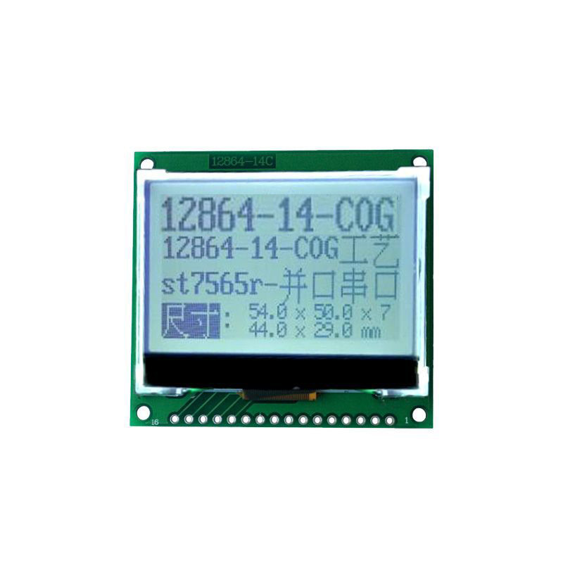 FSTN Gray Dot Matrix LCD Module 1/64 Duty ST7565R 128x64 Graphics LCD ...