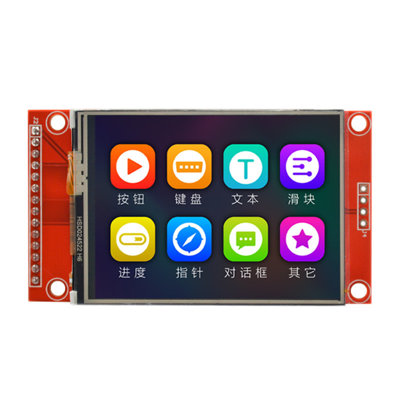 2.4 Inch Uart Tft Display 240x320 Resolution TTL Interface ,14 pins 4-Wire SPI serial screen