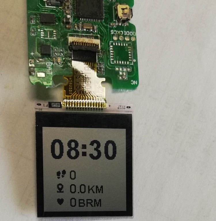 1.0 Inch MEMORY Dot Matrix LCD Module , 128x128 10 PINS SPI Interface ...