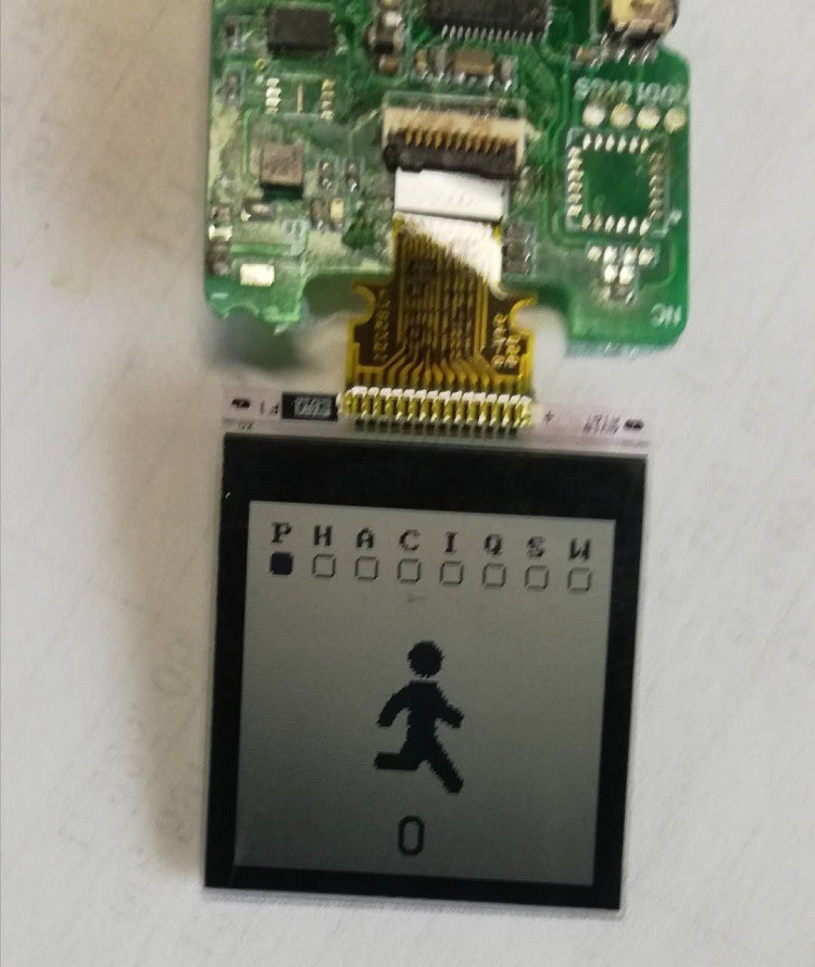 1.0 Inch MEMORY LCD 128x128 10 PINS SPI Interface Half transparent and half return, visible in ...