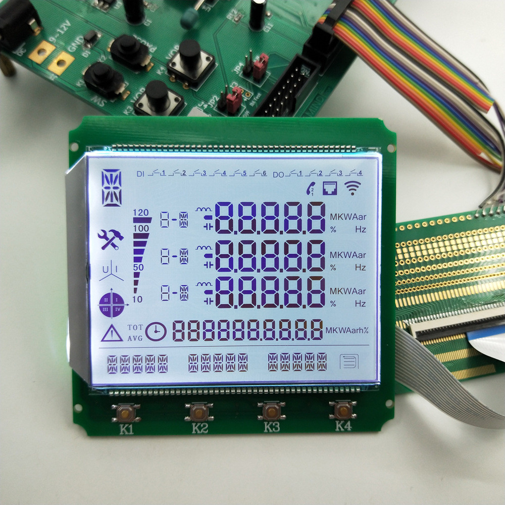 3.8 Inch Segment FSTN Lcd Display Module 1/8Duty 1/4 Bias COG+BL+FPC ...