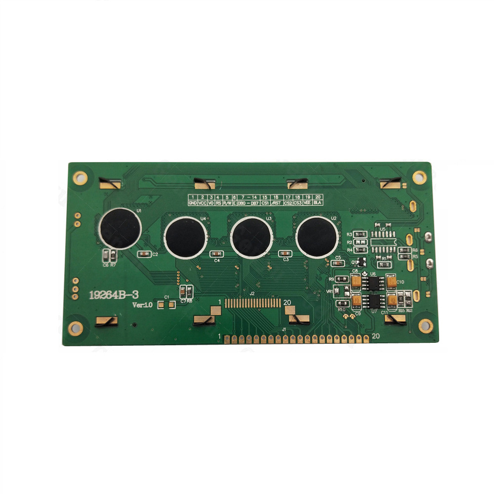 4.3 Inch STN Blue Lcd Display Module , 192x64 Dots Driving IC KS0107/KS0108