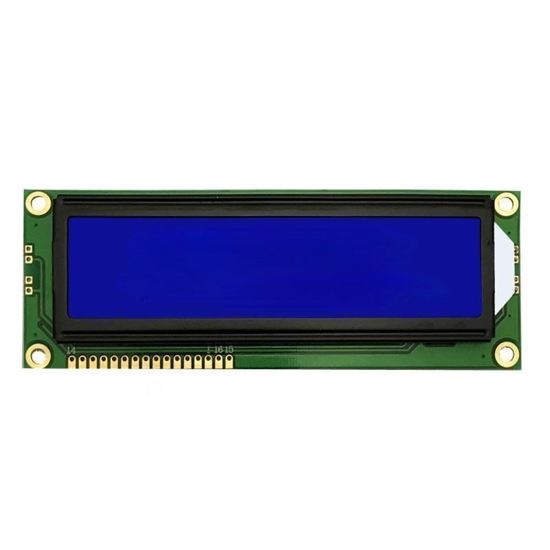 16x2 Character Lcd Display STN BLUE / NEGATIVE 1/16 Duty 1/5 Bias ...