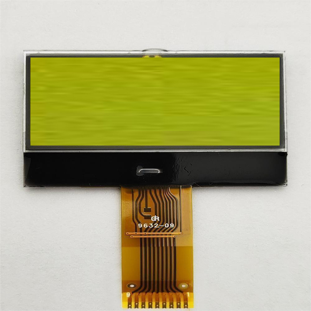 96x32 Character Lcd Display STN Yellow Blue 1/16 Duty 1/5 Bias GOG+FPC