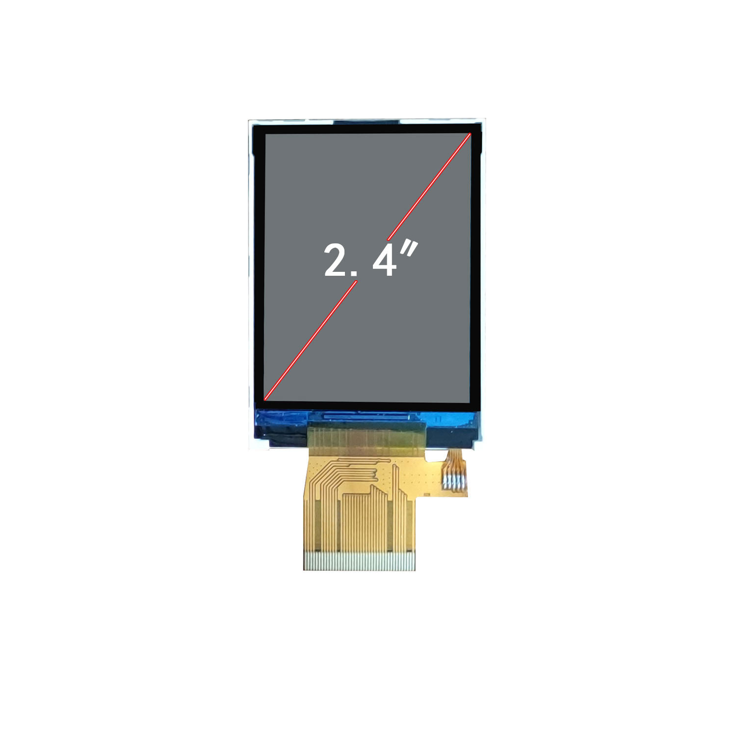 2.4 Inch Transflective TFT Display Module 240X320 Resolution MCU 8/16 BIT Interface Sunlight ...