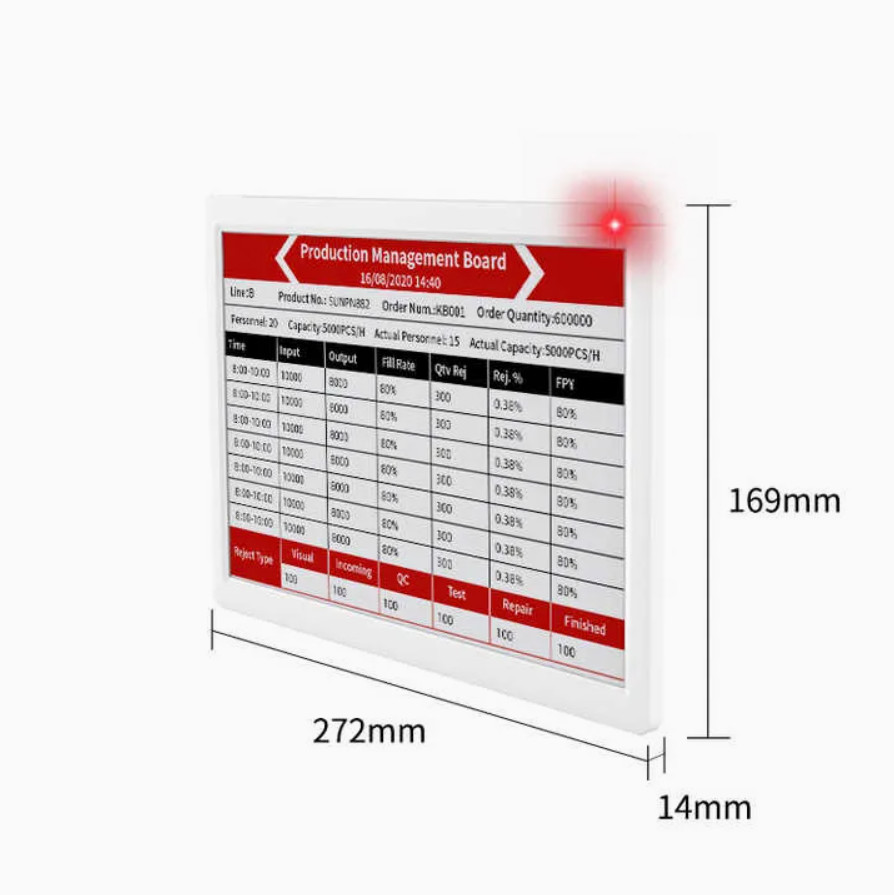 11.6 Inch Screen E Ink Display Large Epaper Supermarket Price Tags ...
