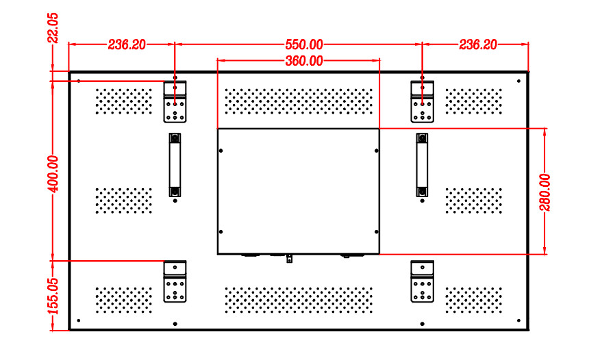 46-inch 3.5mm All-inclusive LCD Splicing Screen LG Panel 1920*1080 ...