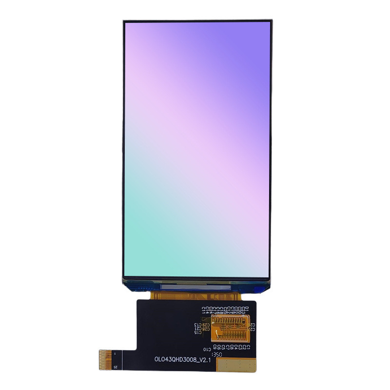 4.3 Inch AMOLED Display Module With 260cd/m2 Brightness 540*960 ...